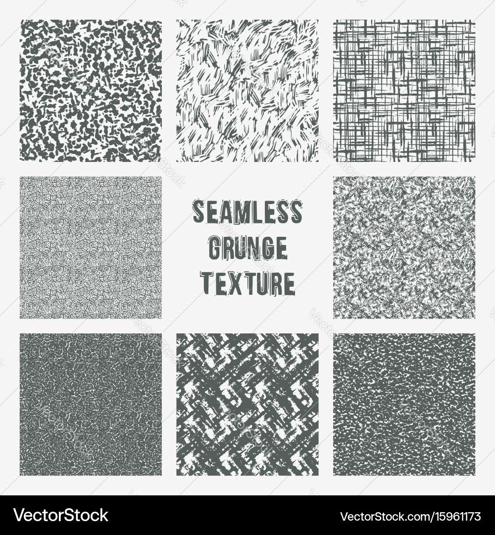 Set of hand drawn marker and ink patterns Vector Image
