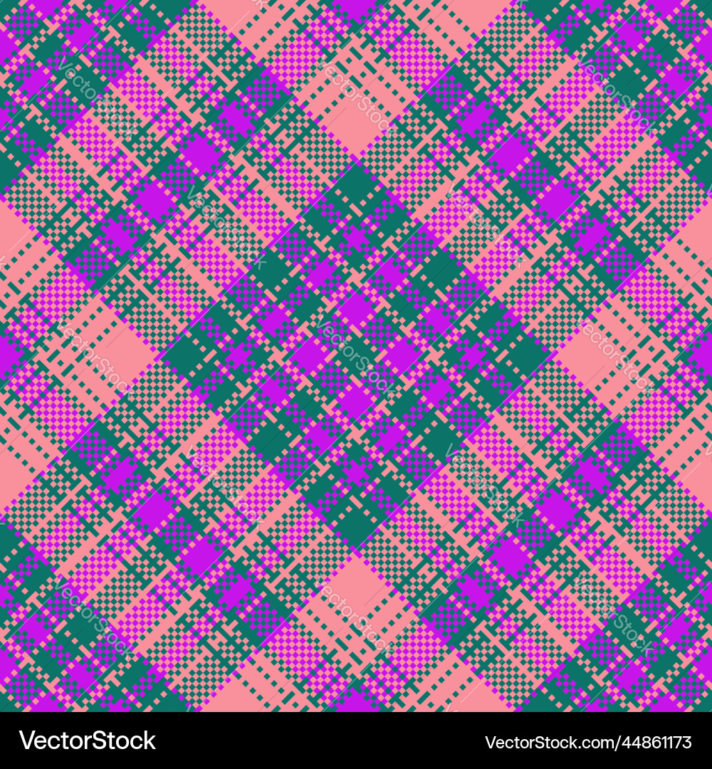 Textile plaid seamless tartan check fabric Vector Image