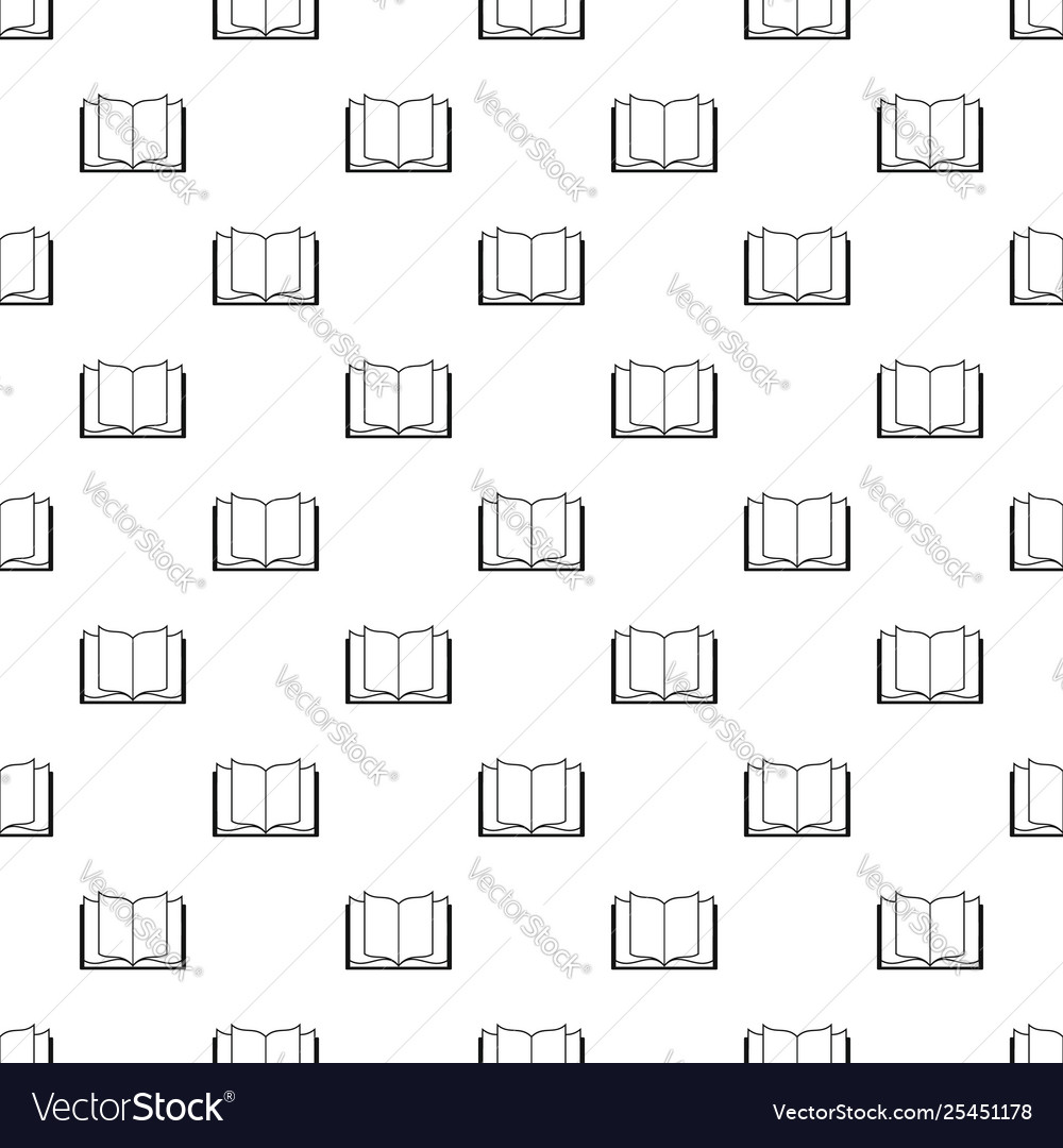 Book learning pattern seamless Royalty Free Vector Image