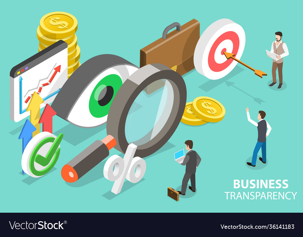 3d isometric flat conceptual Royalty Free Vector Image