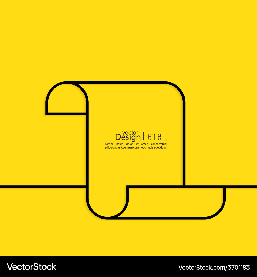 Blank scroll for text and messages Royalty Free Vector Image