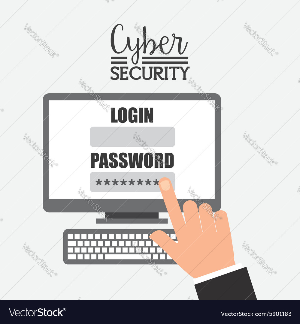 Cyber security Royalty Free Vector Image - VectorStock