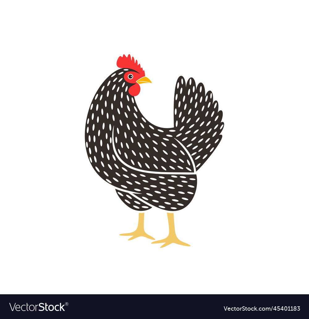 Hen Royalty Free Vector Image - VectorStock