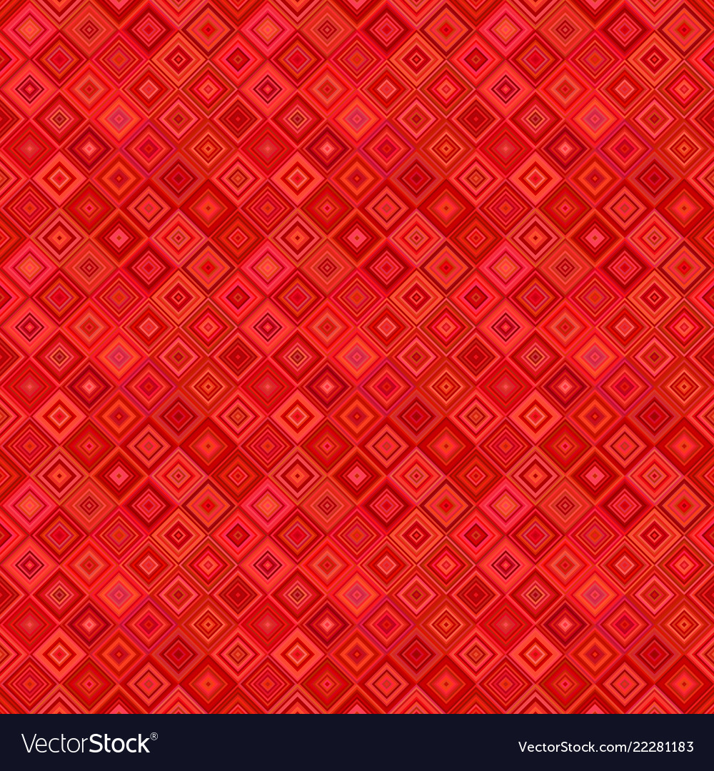 Seamless abstract diagonal square mosaic pattern Vector Image