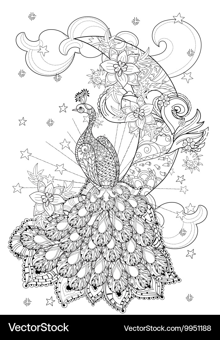 Half Moon Coloring Pages