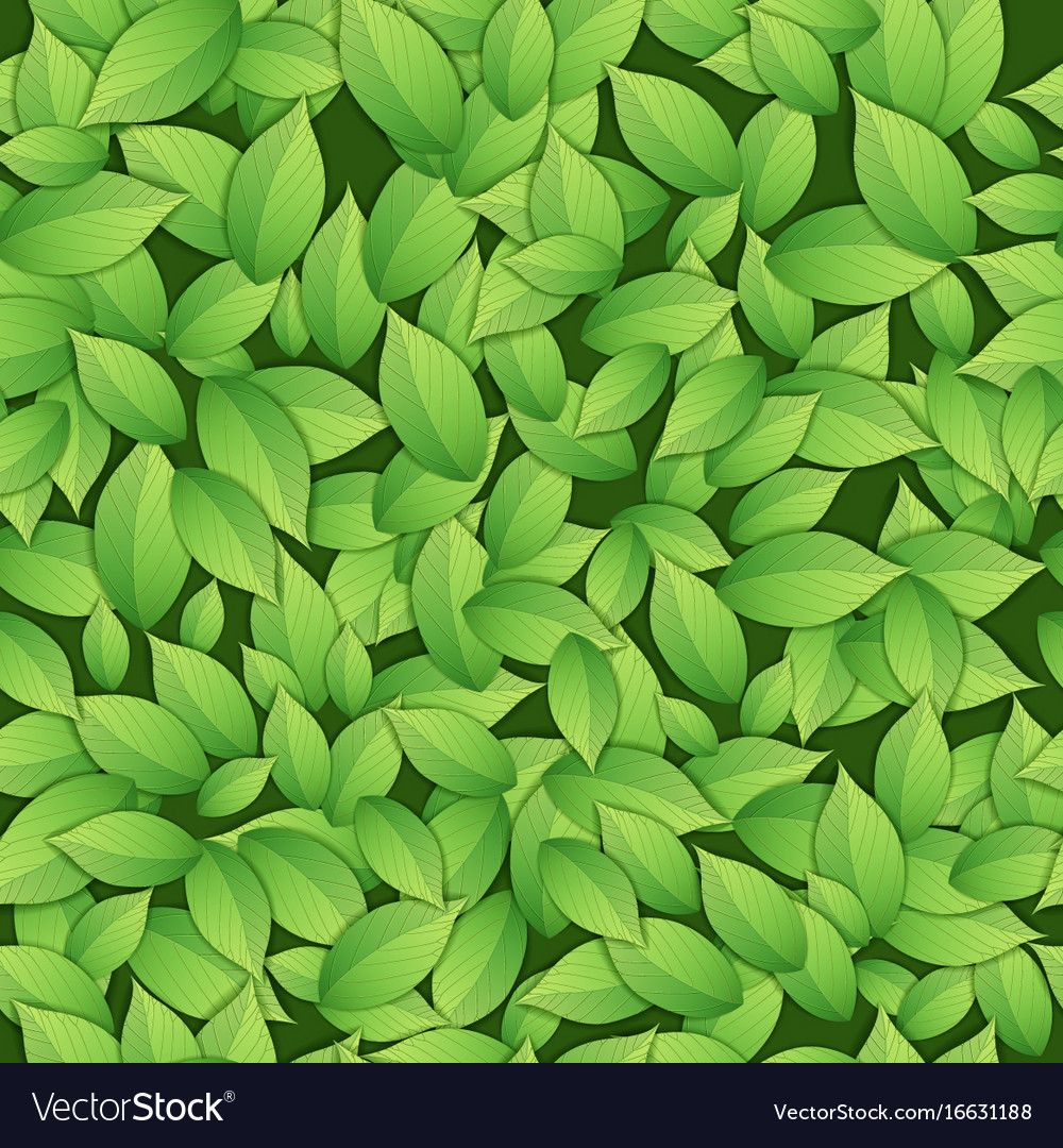 Nature abstract green seamless pattern Royalty Free Vector