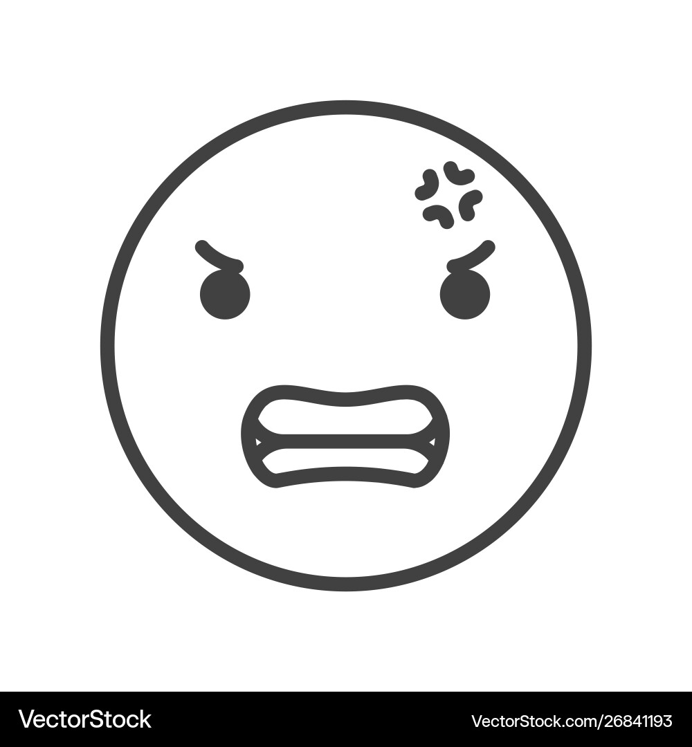 Emoji icon face expression modern design Vector Image