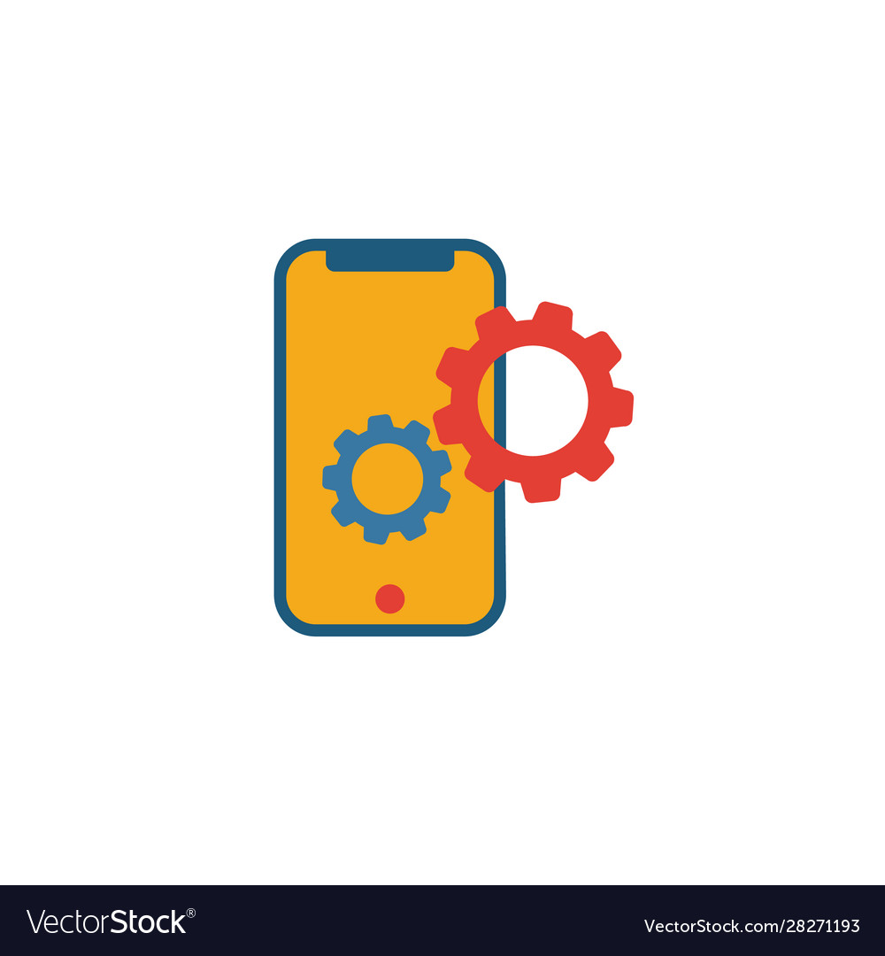 Mobile friendly icon simple element from seo Vector Image