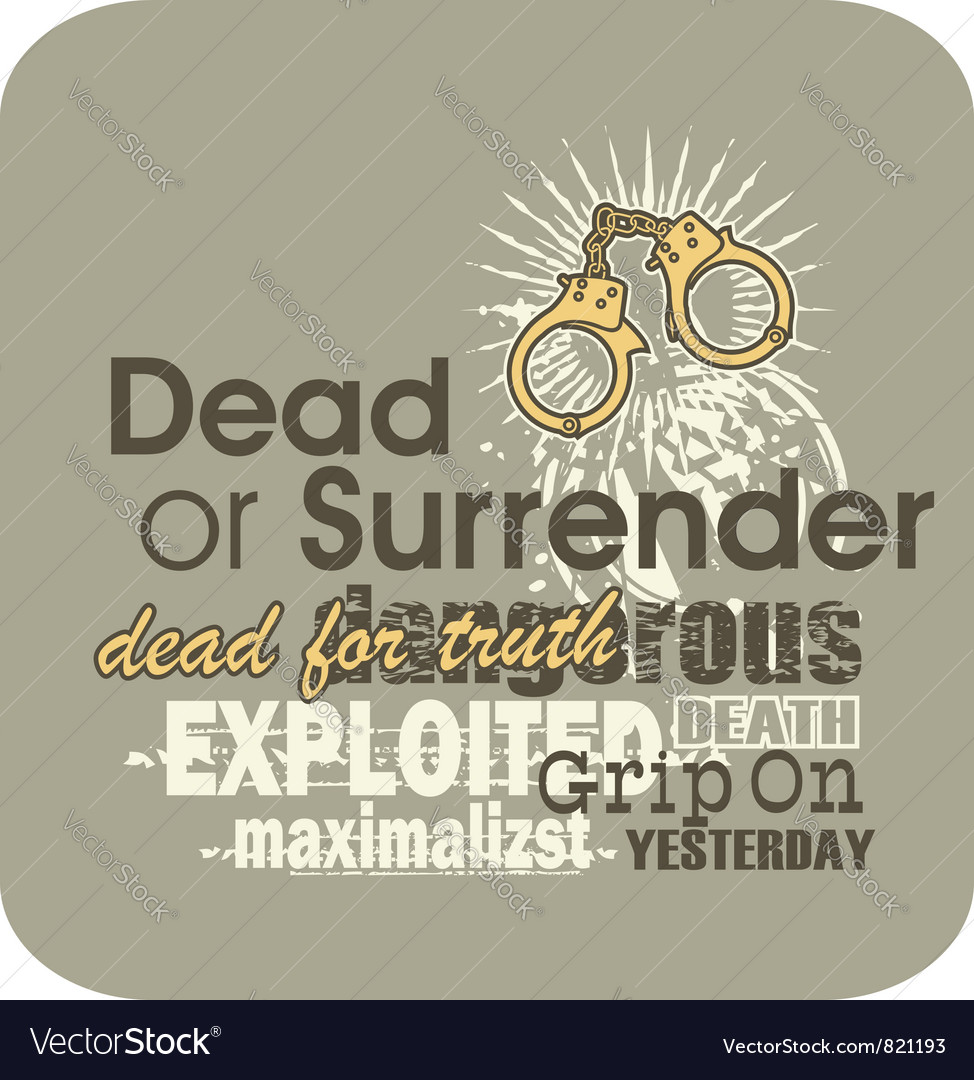 Surrender Royalty Free Vector Image - VectorStock