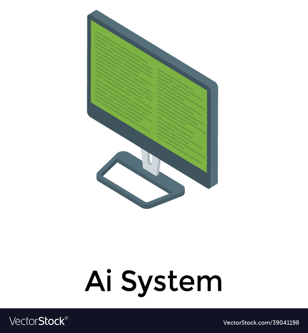 Ai software Royalty Free Vector Image - VectorStock