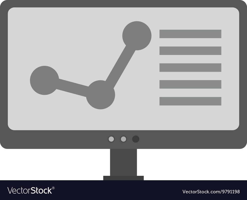 Computer analytics Royalty Free Vector Image - VectorStock
