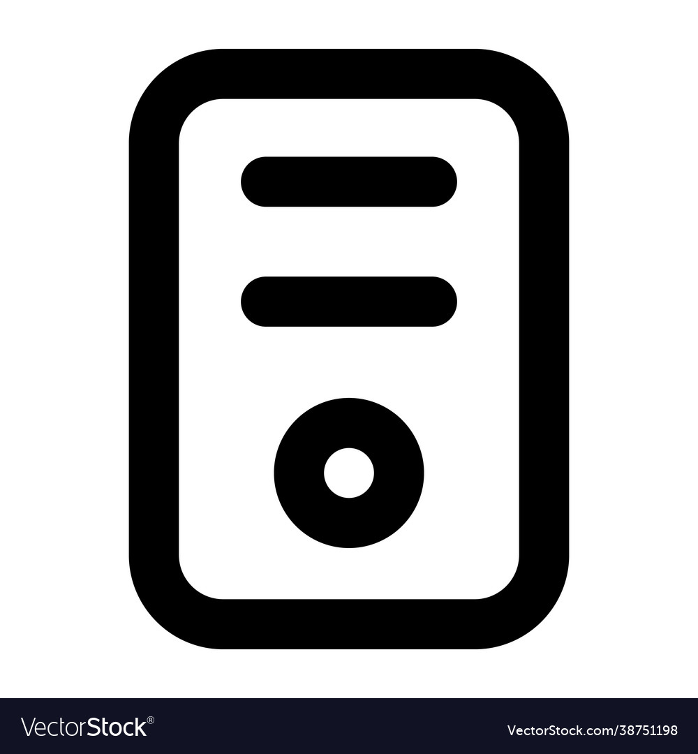 Computer cpu Royalty Free Vector Image - VectorStock