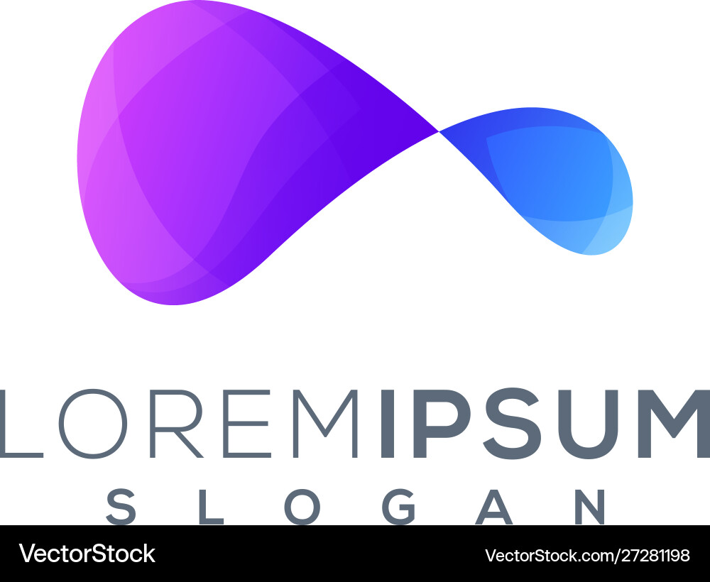 Social media logo design ready to use Royalty Free Vector