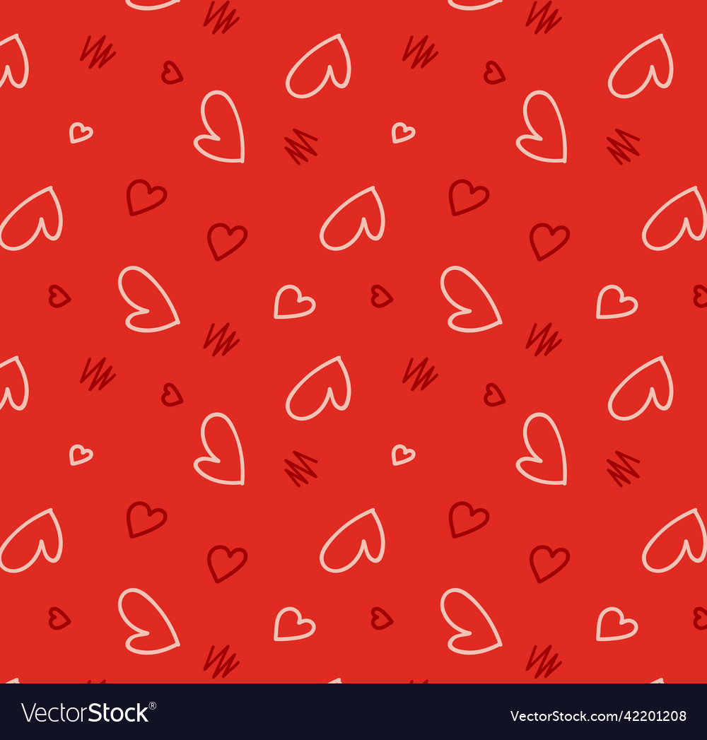 Heart pattern Royalty Free Vector Image - VectorStock