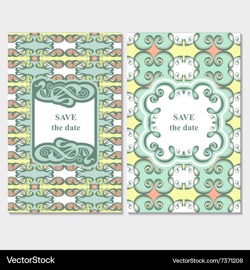 Set of card templates Royalty Free Vector Image