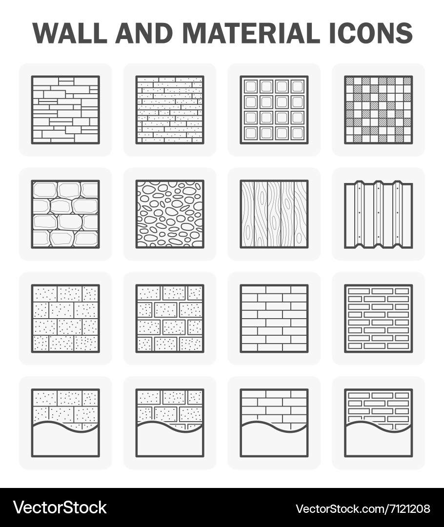 Wall icon Royalty Free Vector Image - VectorStock