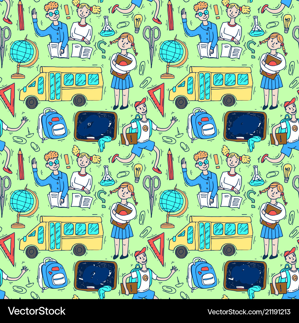 Beautiful hand drawn set Royalty Free Vector Image
