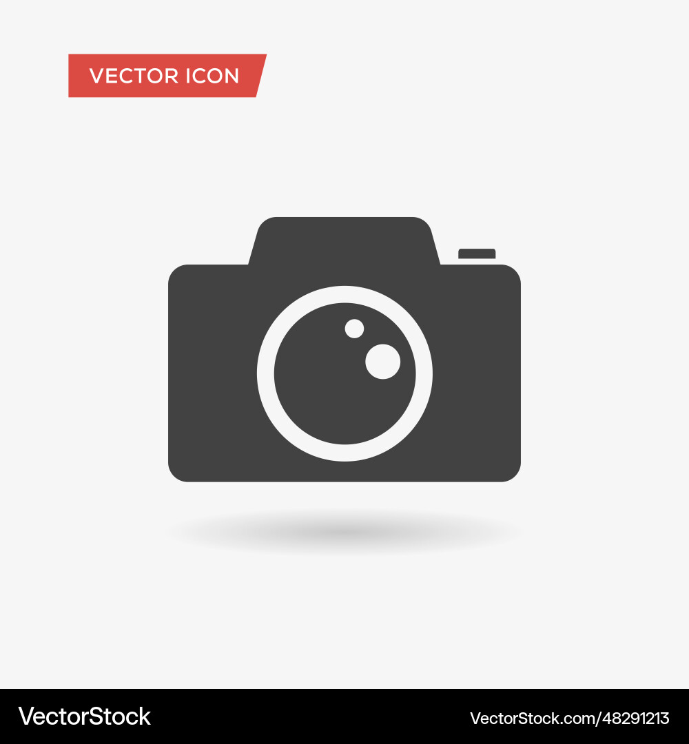 Camera symbol for your logo app ui and ux Vector Image
