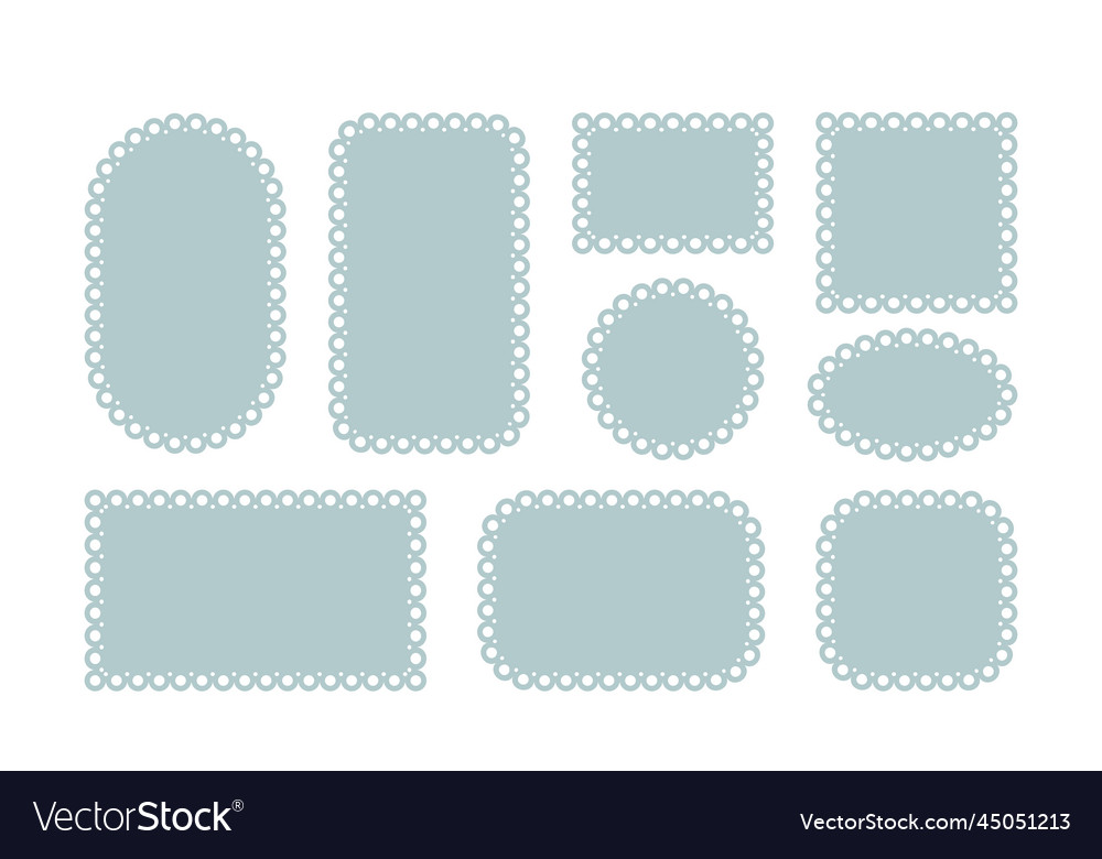 Scalloped Frame Template