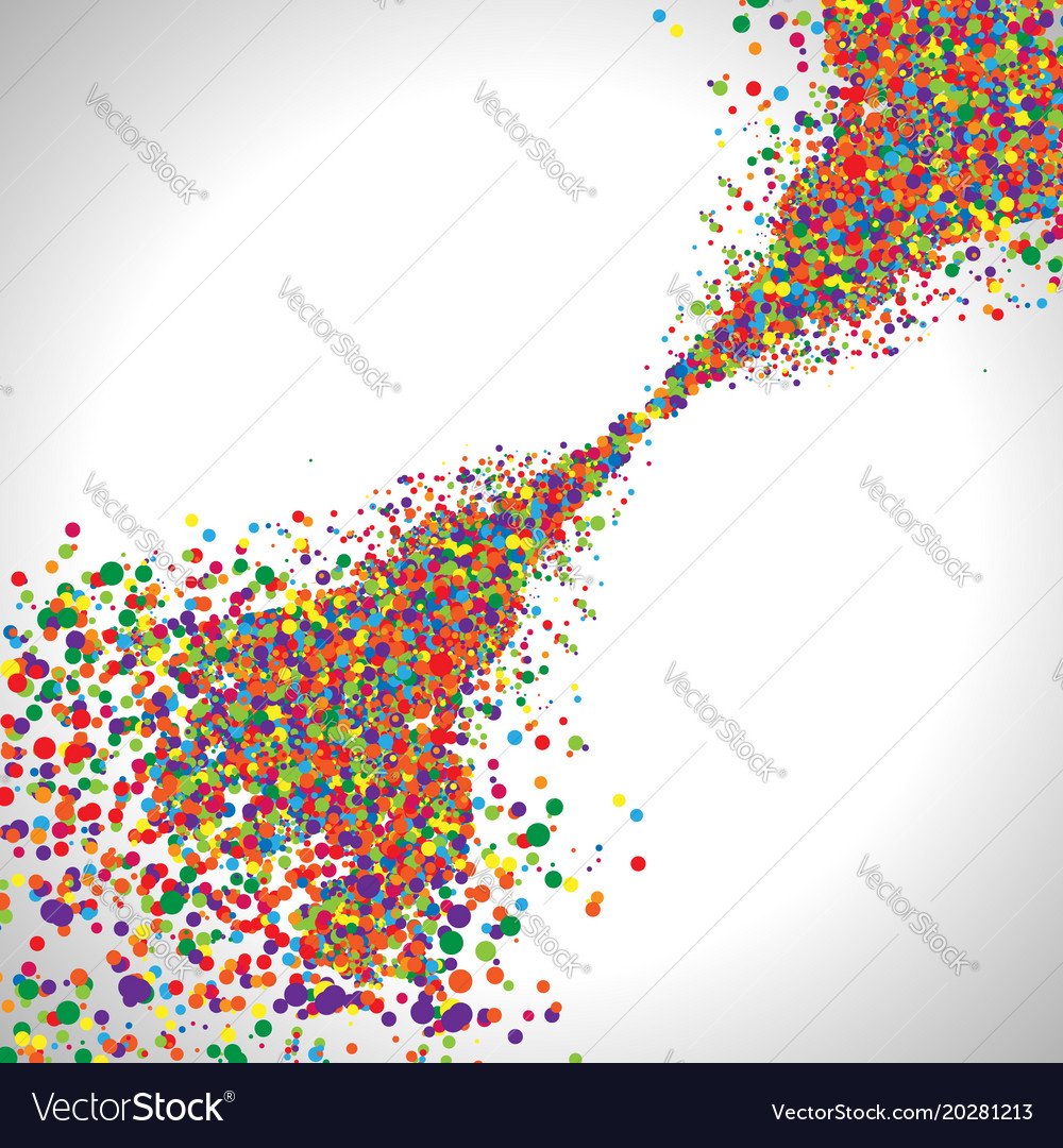 Colorful dots Royalty Free Vector Image - VectorStock