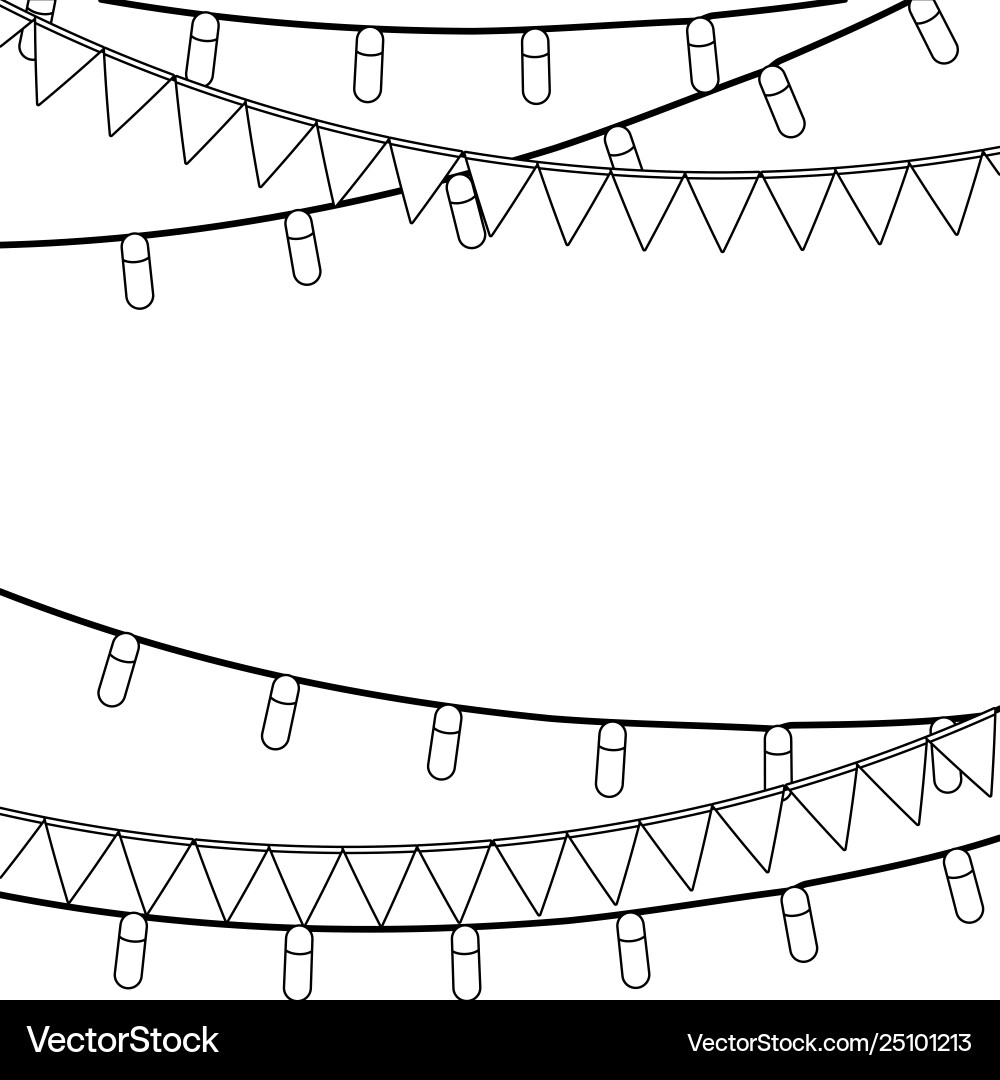 Festive party cartoon Royalty Free Vector Image