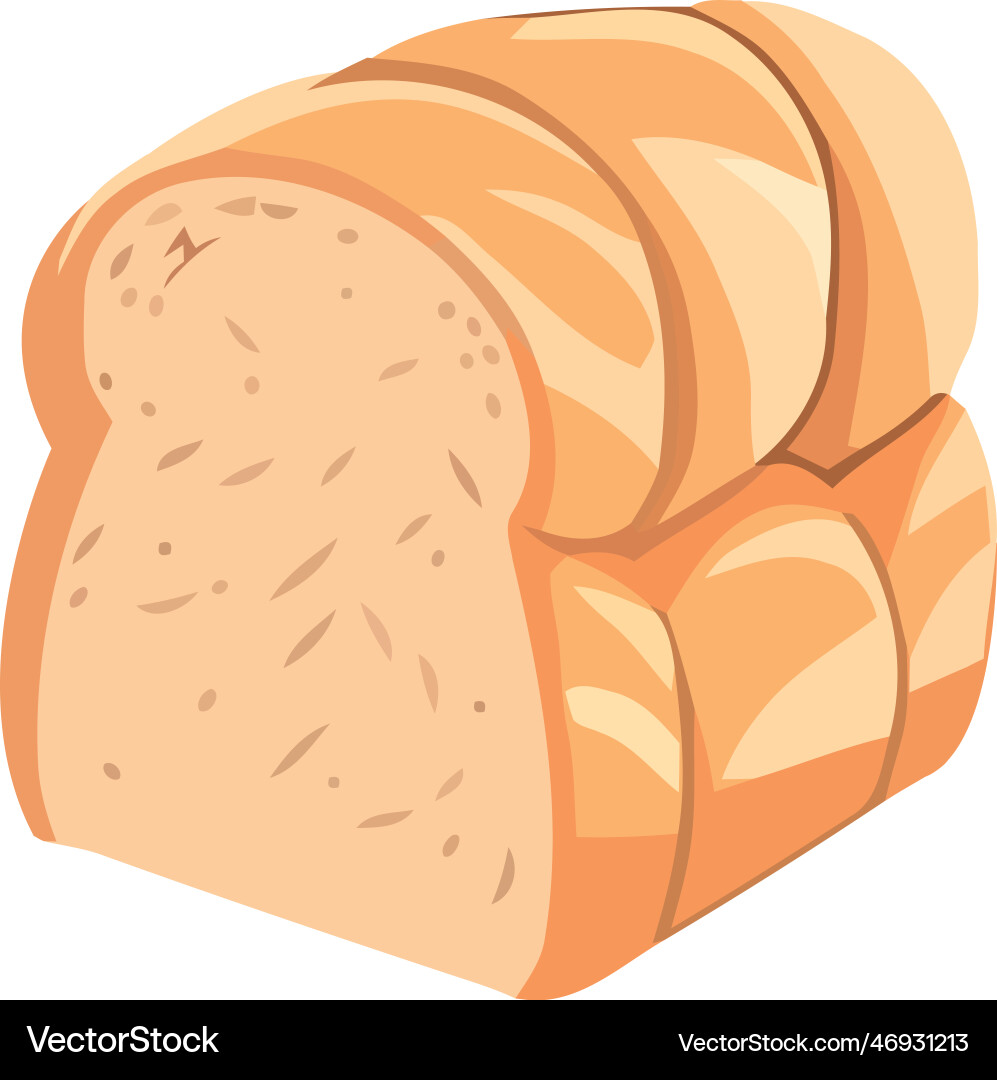 Freshly baked bread a gourmet delight Royalty Free Vector