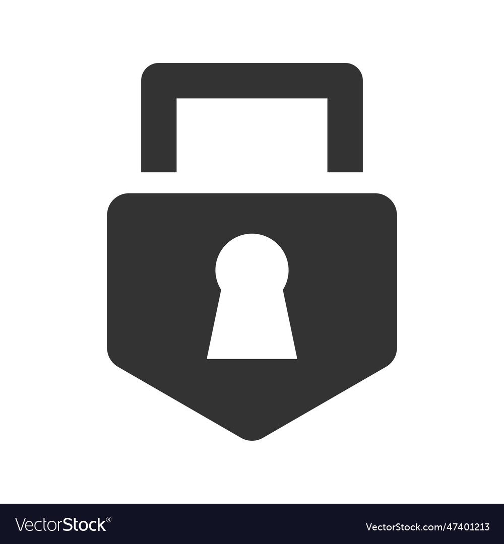 Lock security icon Royalty Free Vector Image - VectorStock