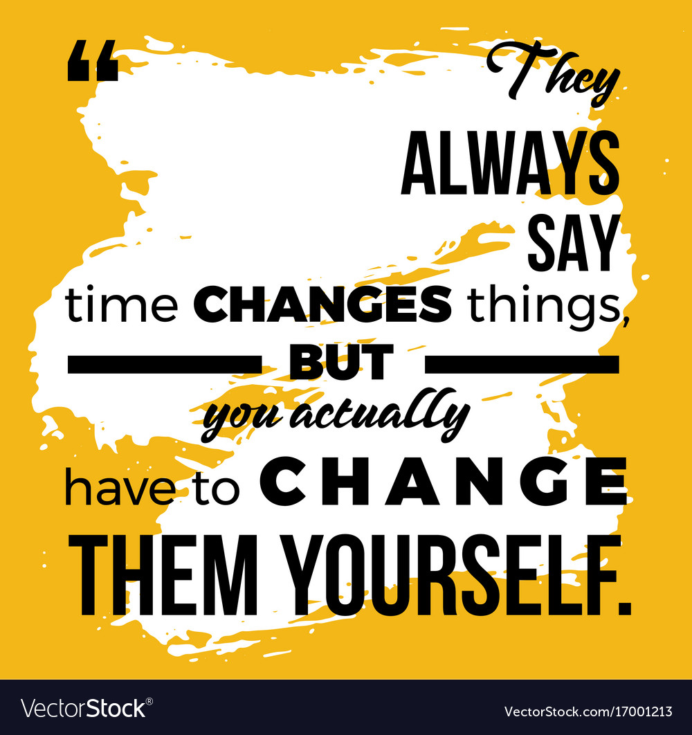 Motivational quote poster design element Vector Image