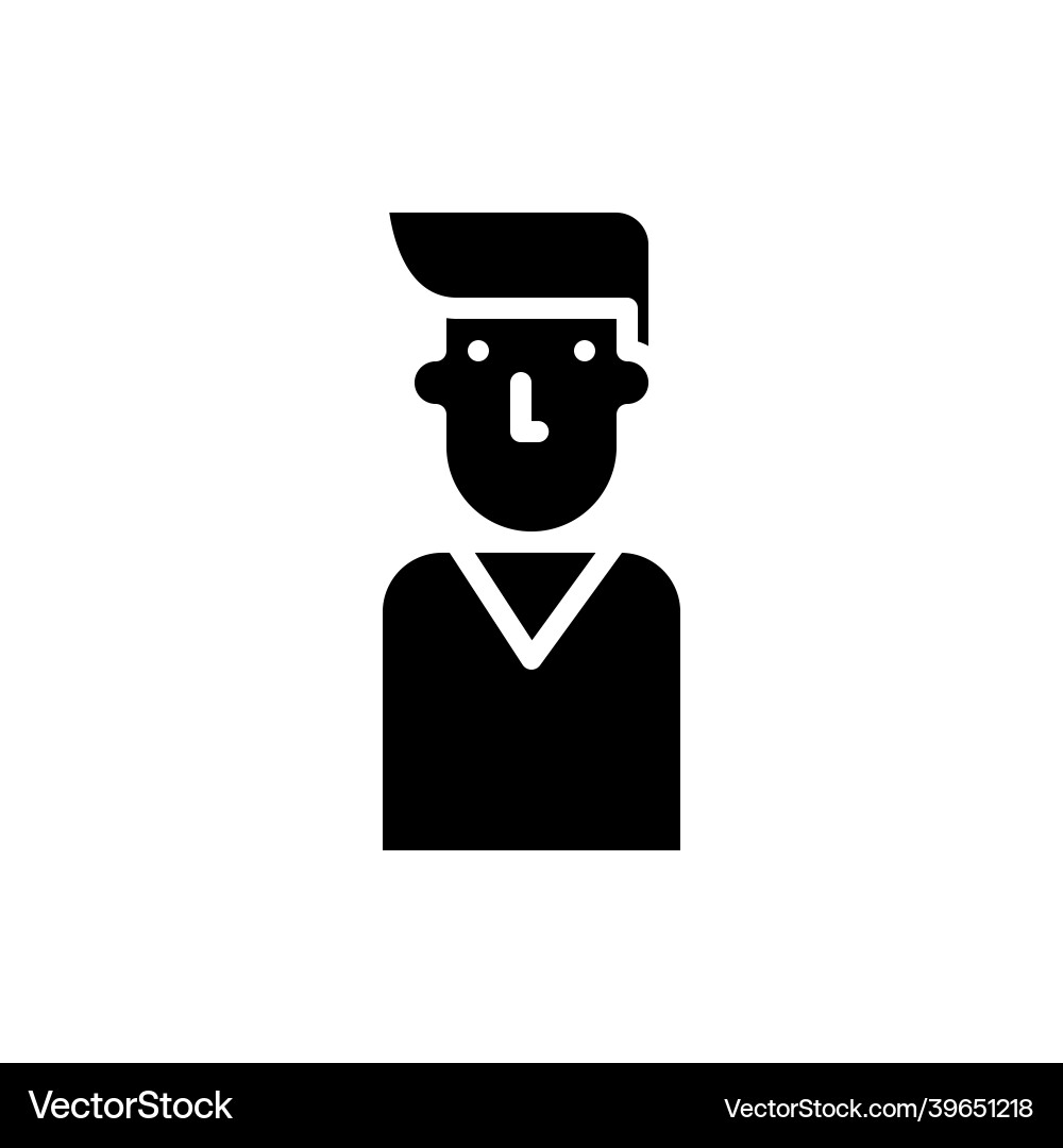 Account icon profile Royalty Free Vector Image