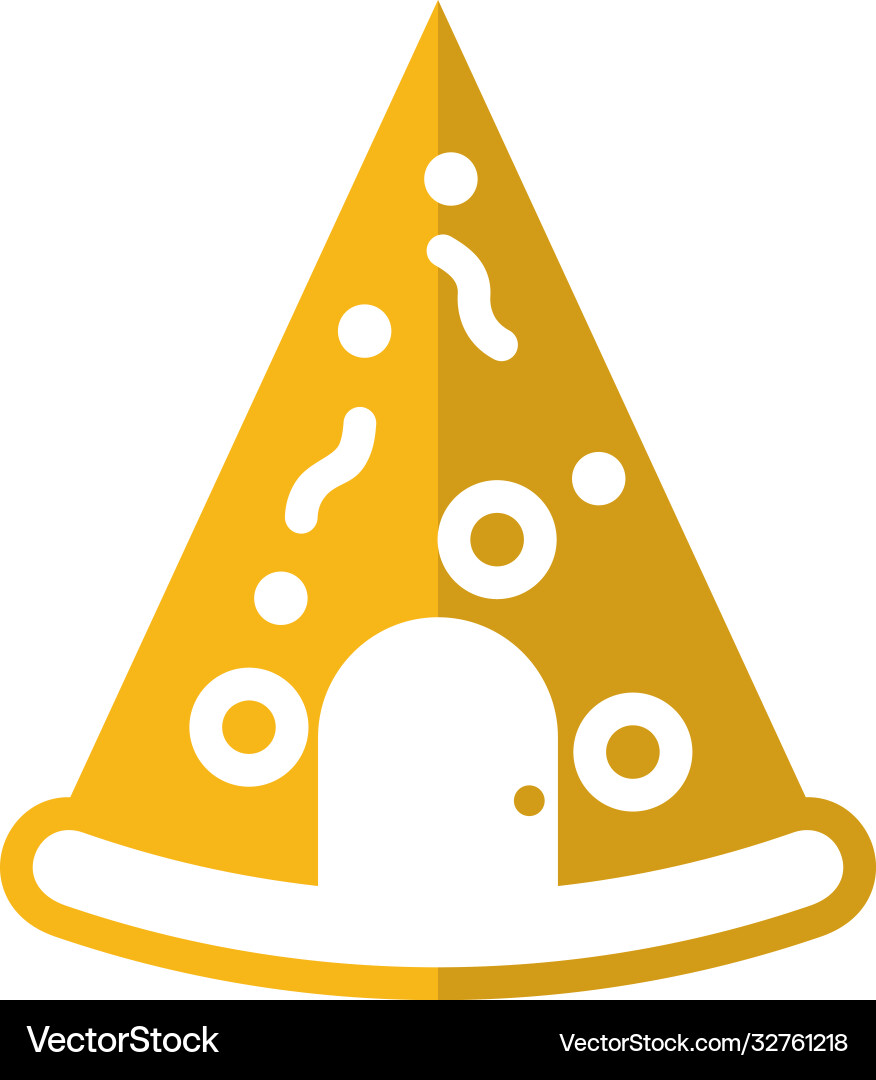 Pizza logo icon design house concept Royalty Free Vector