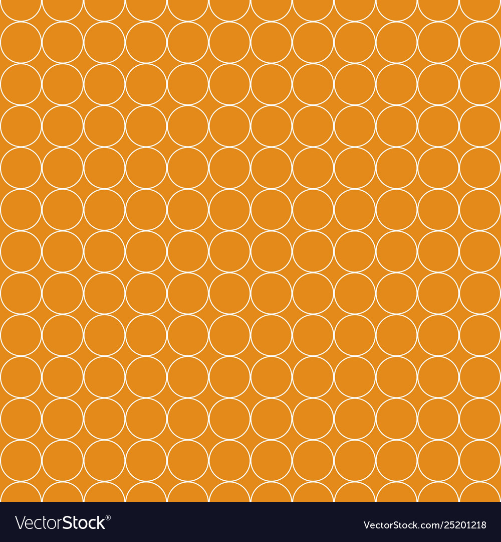 Seamless pattern white circle flat Royalty Free Vector Image