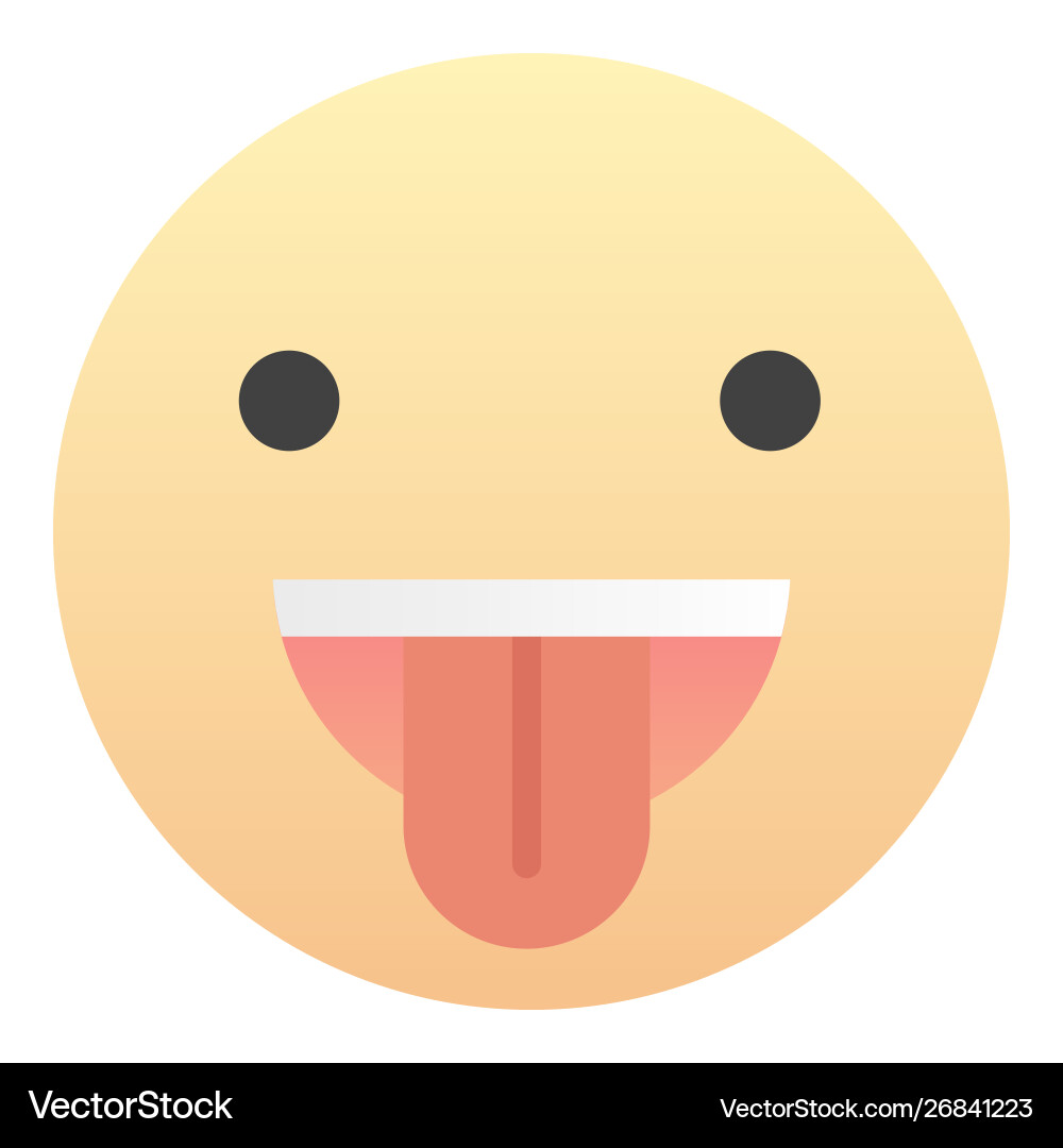 Emoji icon face expression modern design Vector Image