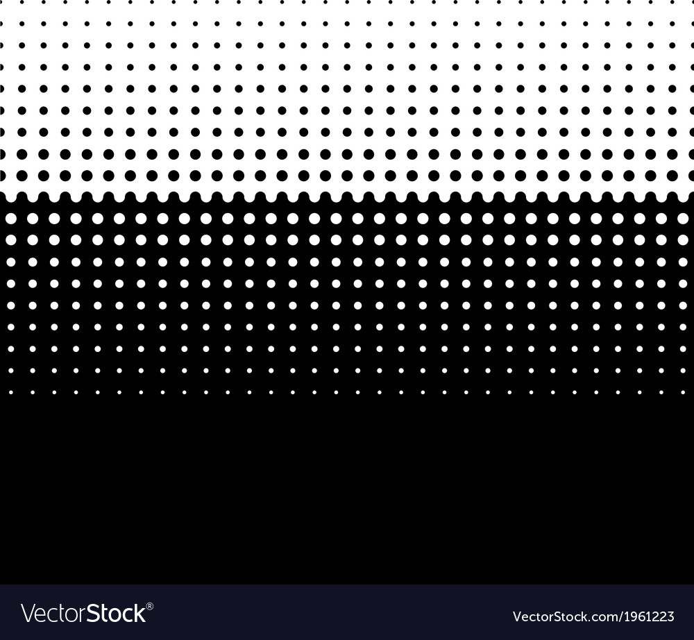Halftone screen gradation Royalty Free Vector Image