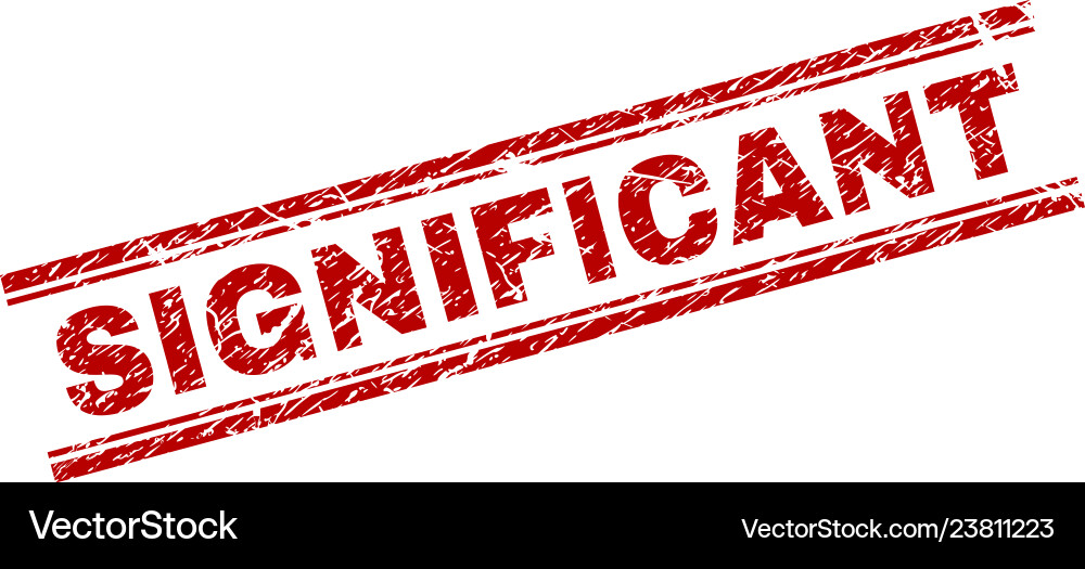 Scratched textured significant stamp seal Vector Image