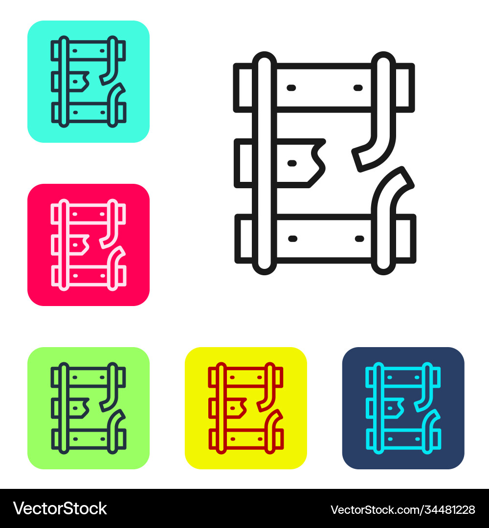 Black line broken or cracked rails on a railway Vector Image