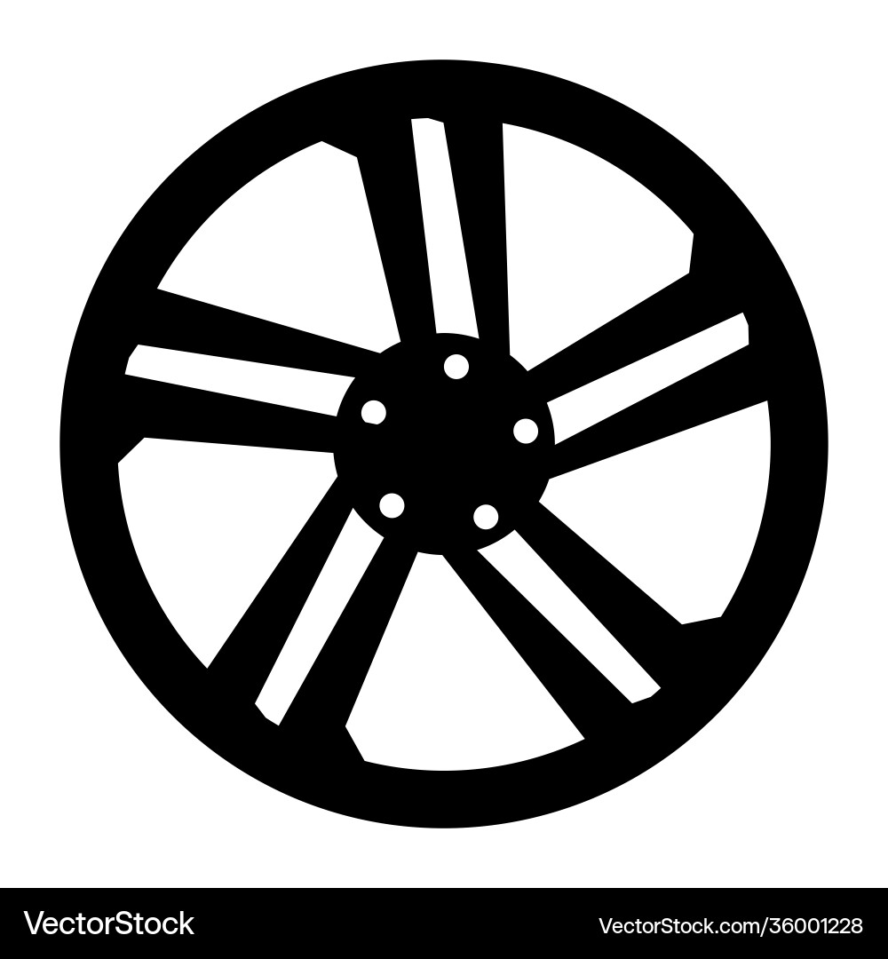 Car tyre Royalty Free Vector Image - VectorStock