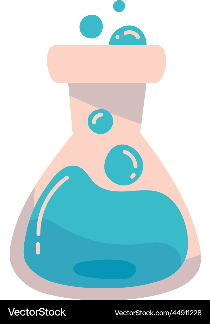 Chemical test tube Royalty Free Vector Image - VectorStock