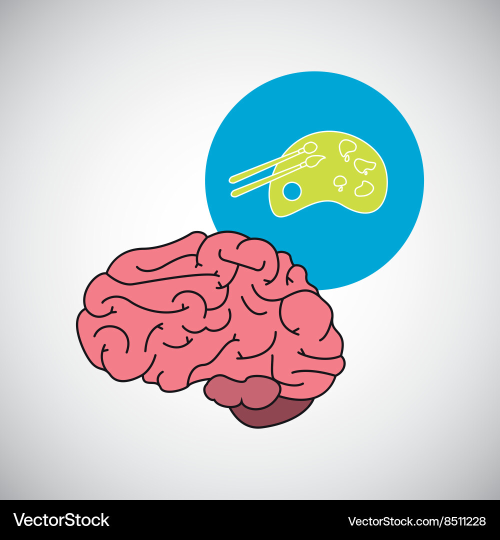 Think different design over white background Vector Image