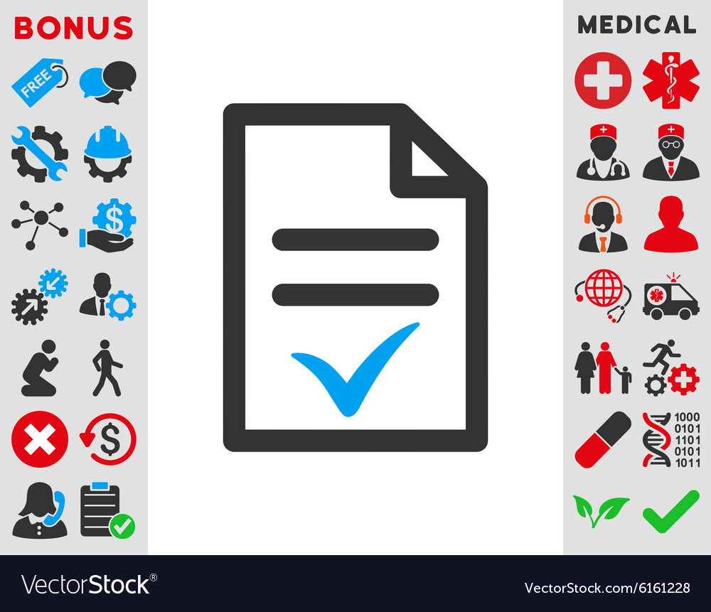 Valid Document Icon Royalty Free Vector Image - VectorStock