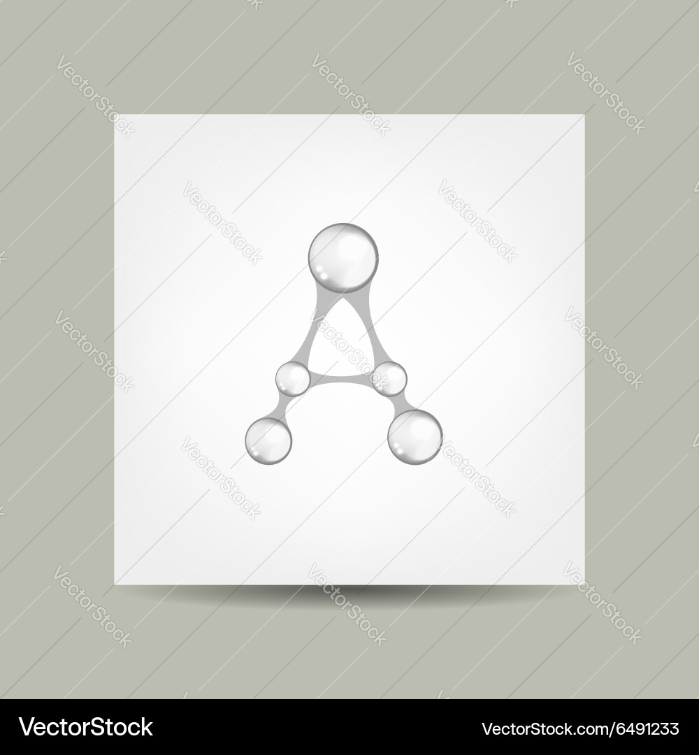 Business card design with letter Royalty Free Vector Image