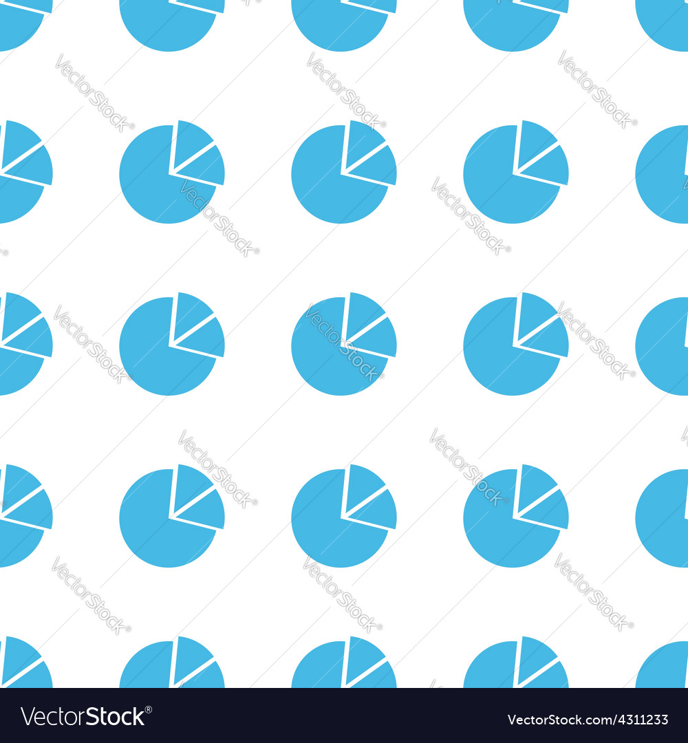 Unique circle chart seamless pattern Royalty Free Vector