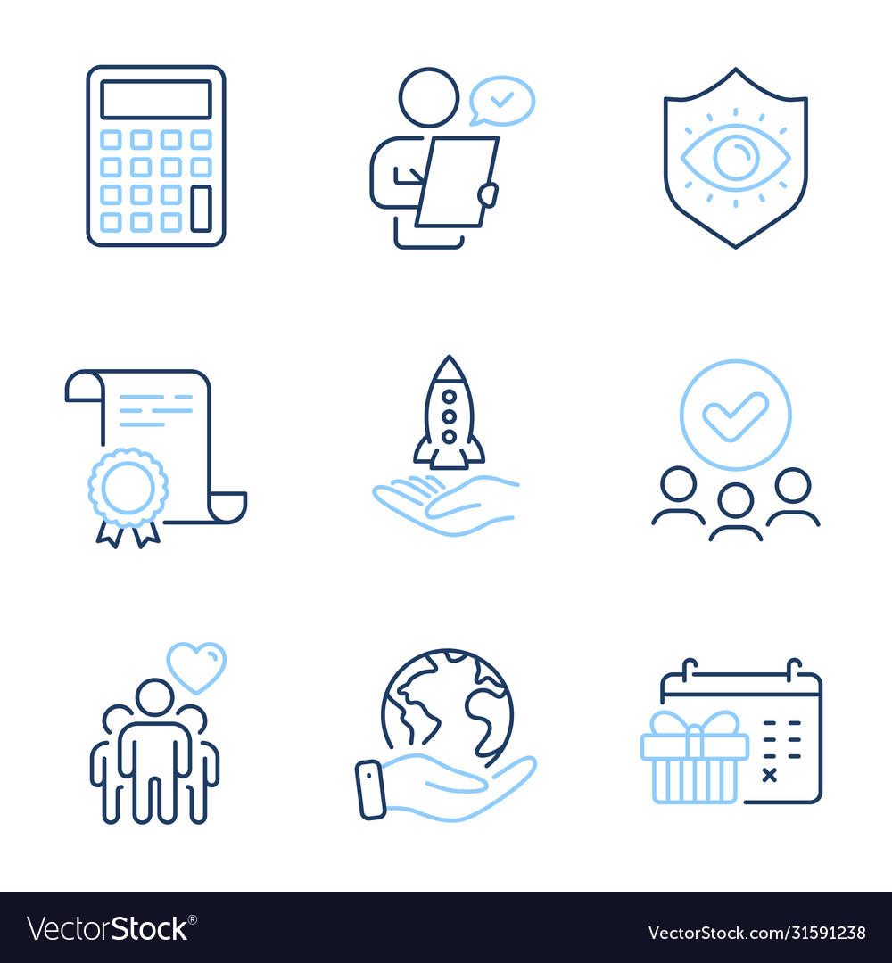 Christmas calendar customer survey Royalty Free Vector Image