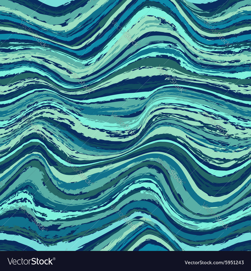 Abstract wavy seamless pattern Royalty Free Vector Image