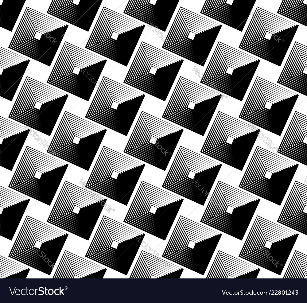 Square Pattern Series Seamlessly Repeatable Vector Image