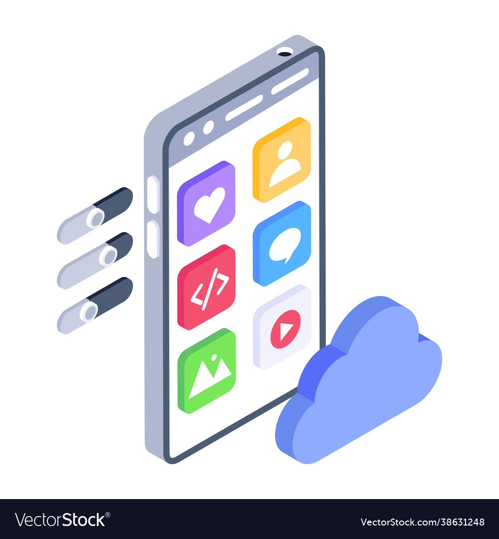 Cloud storage Royalty Free Vector Image - VectorStock