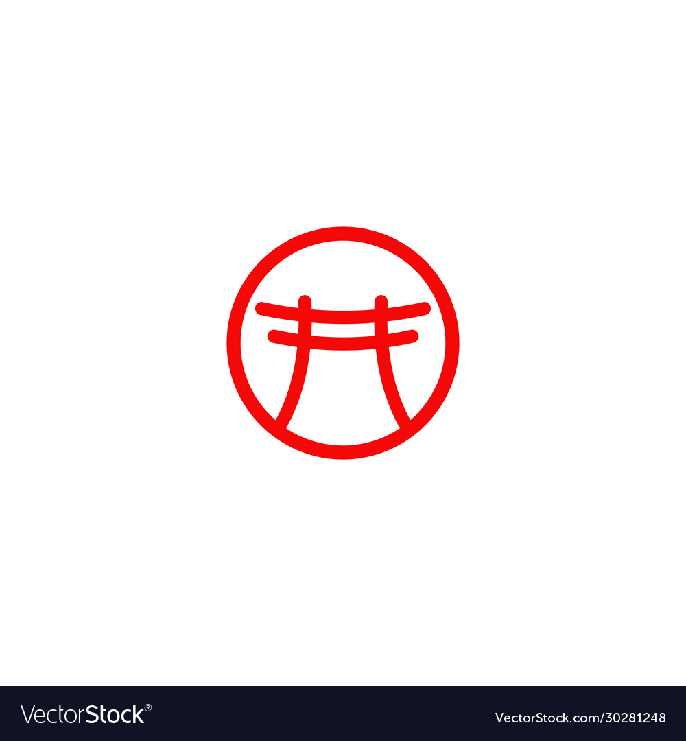 Dojo logo icon design template Royalty Free Vector Image