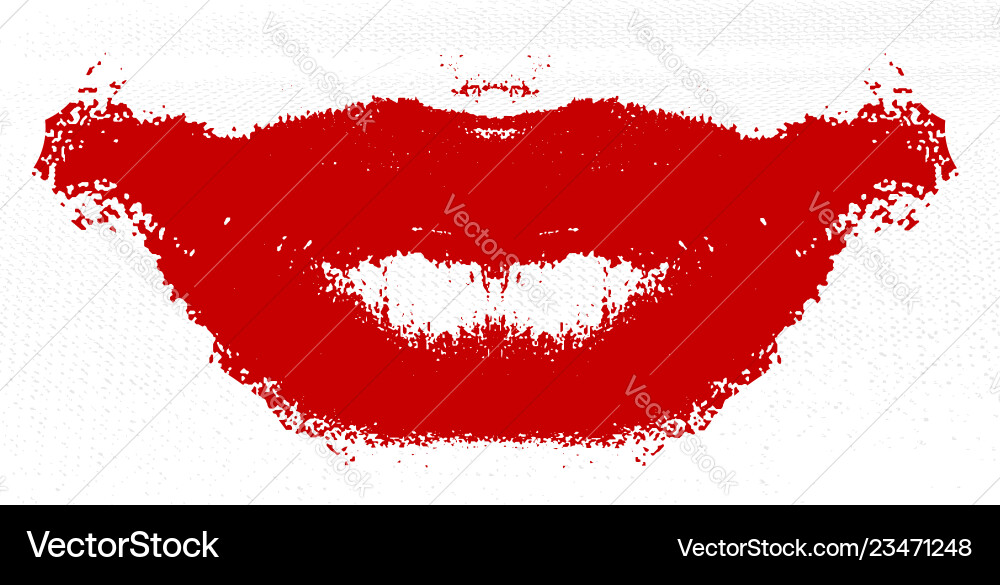 Red Lipstick Smudge