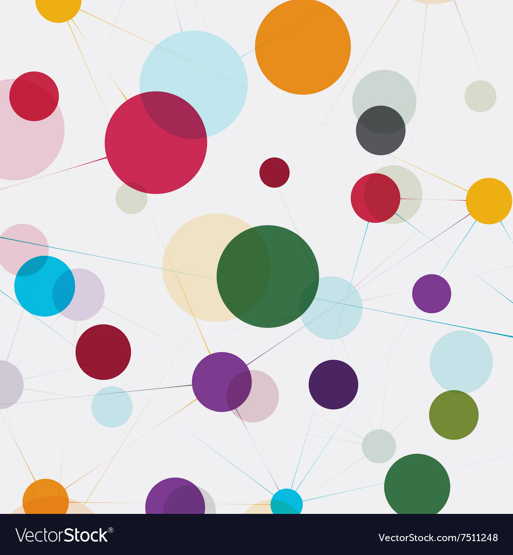 Network technology communication background Vector Image