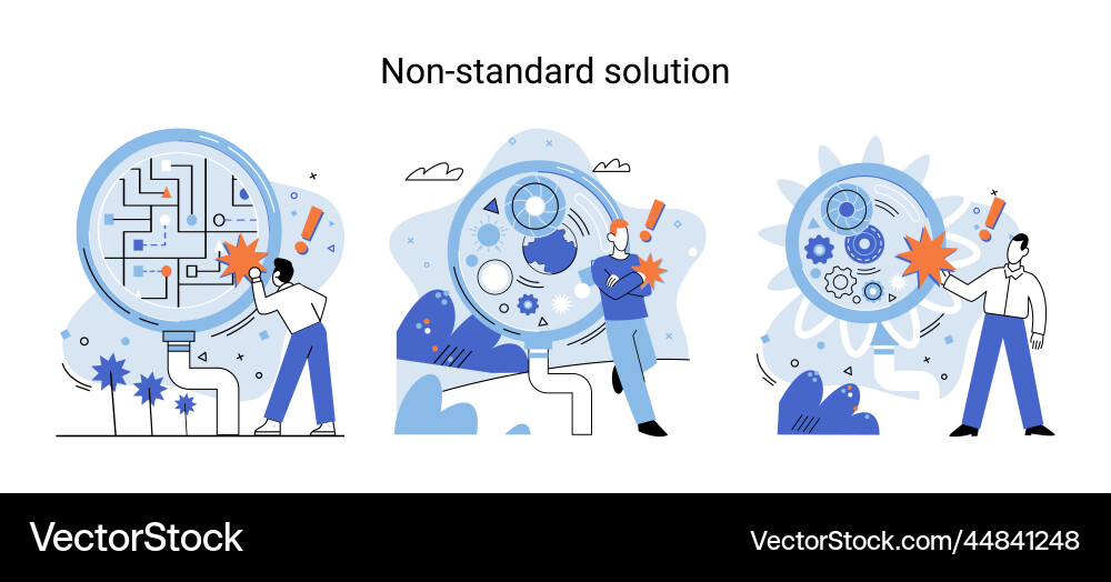 Non standart solution creation of individual Vector Image