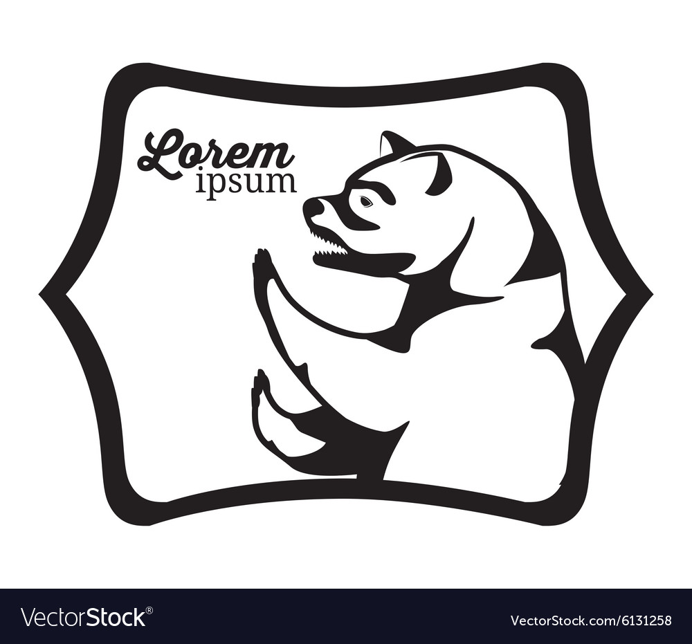 Bear design Royalty Free Vector Image - VectorStock